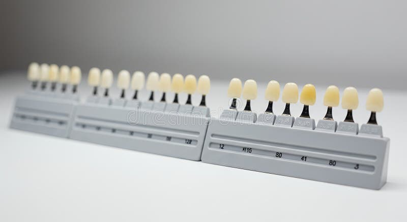 Dental Shade Guide Professional Teeth Whitening Color Selection Tool ...