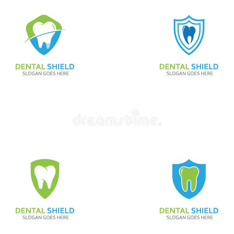 Dental Shield Logo Template Design Vector, Emblem, Design Concept ...