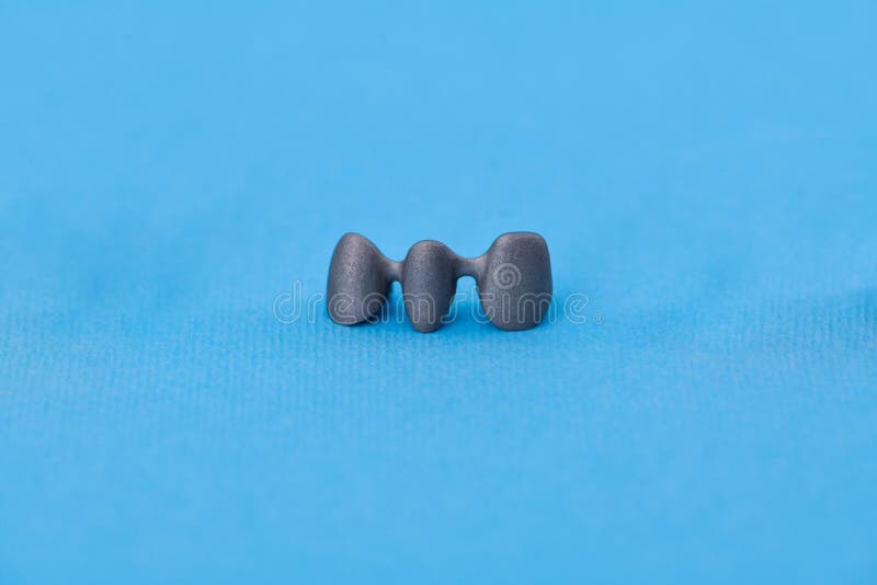 Dental Silver Metal Tooth Crowns Stock Photo - Image of bridge ...