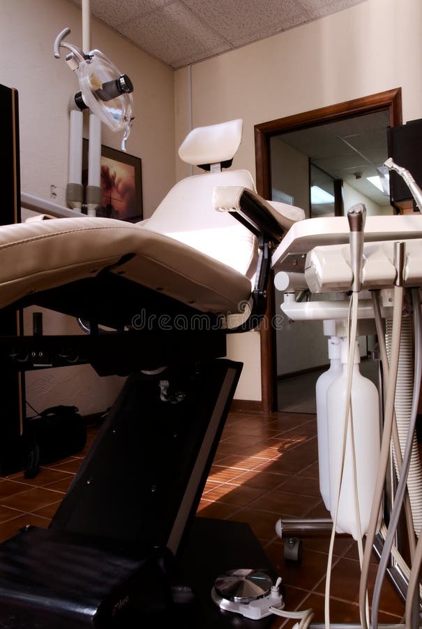Dental Tools Drill and Chair Stock Photo - Image of doctor, drilling ...