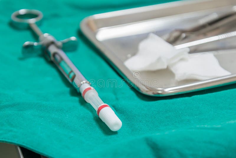 Tray of Dental Tools stock image. Image of dentist, gauze - 12539807
