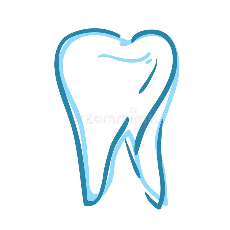 Dental Tooth Close Up Picture. Stock Vector - Illustration of tooth ...