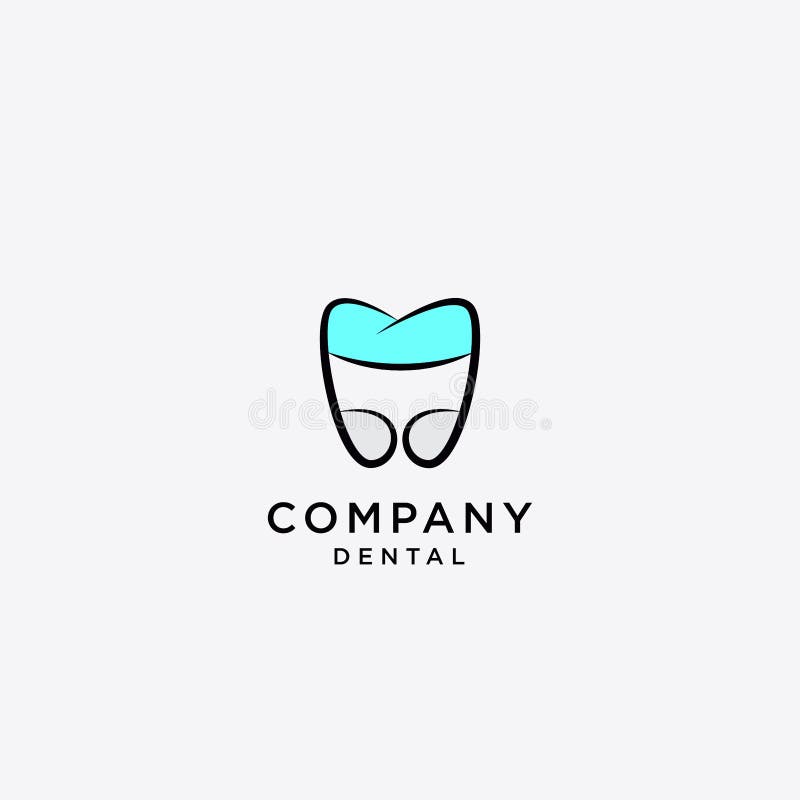 Dental Tooth Logo Vector Design Stock Illustration - Illustration of ...