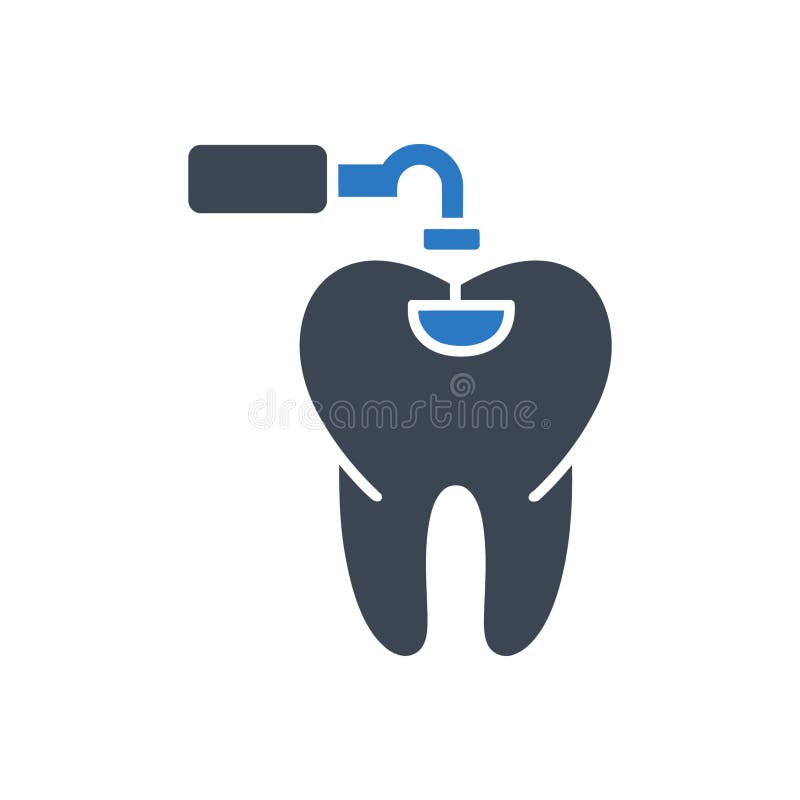 Dental Treatment Process Icon Stock Vector - Illustration of procedure ...