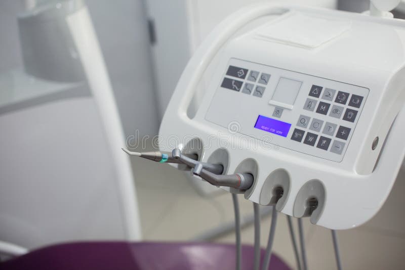 Dental treatment tools stock photo. Image of lamp, health - 86229204