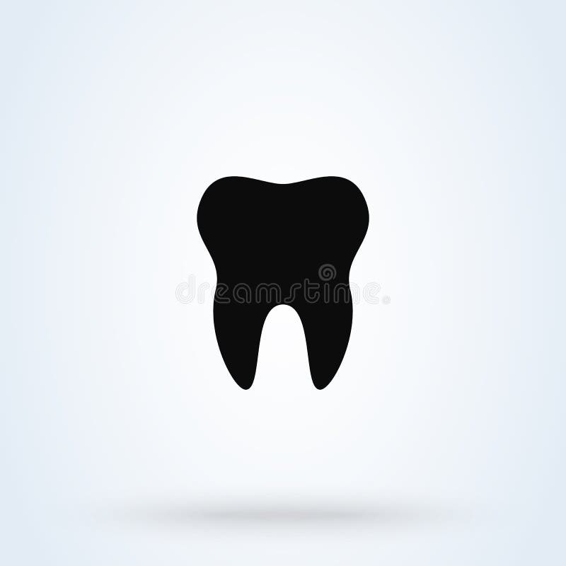 Dental Treatment and Tooth. Simple Vector Modern Icon Design ...
