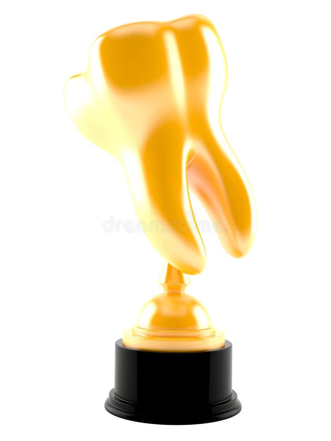 Dental trophy stock illustration. Illustration of achievement - 102553773