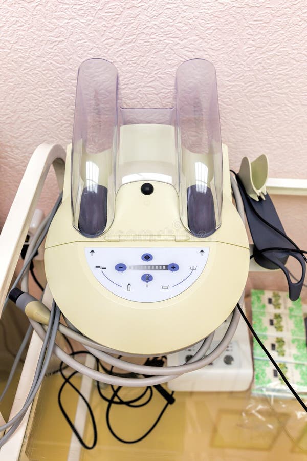 Ultrasonic Scaler in the Dental Office. Dentistry Concept Stock Image ...