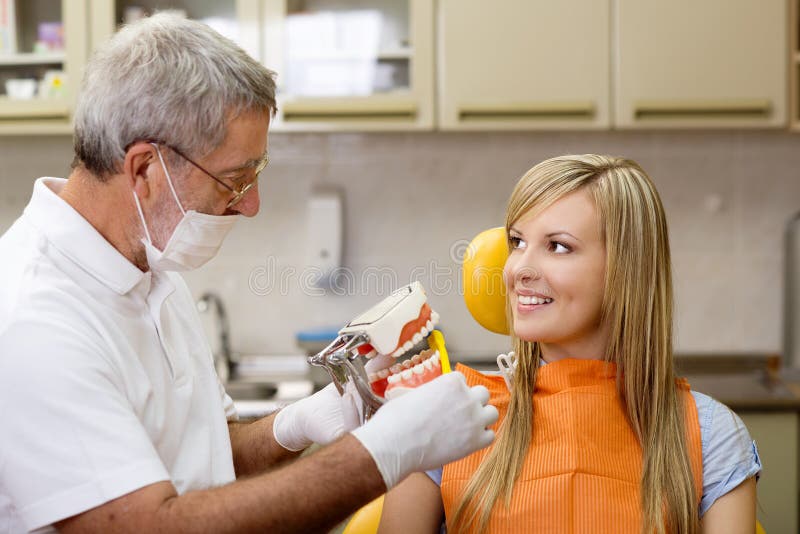 Dental visit stock image. Image of oral, gesturing, instrument - 29144675