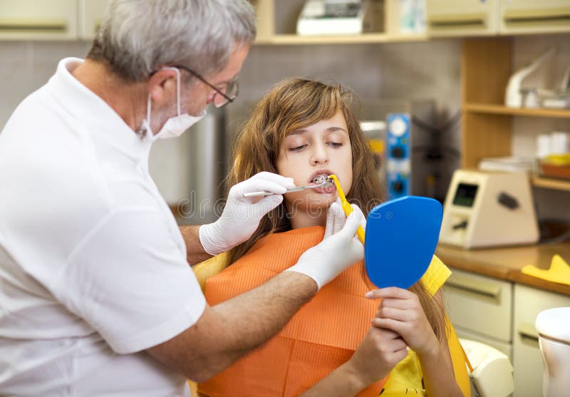 Dental visit stock photo. Image of metal, care, dentist - 29506556
