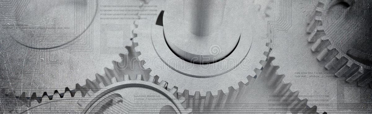 Computer Cogs Technology Banner Background Stock Photos - Free ...