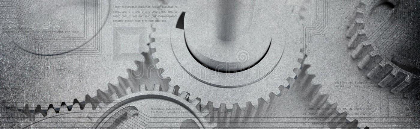 Computer Cogs Technology Banner Background Stock Photos - Free ...