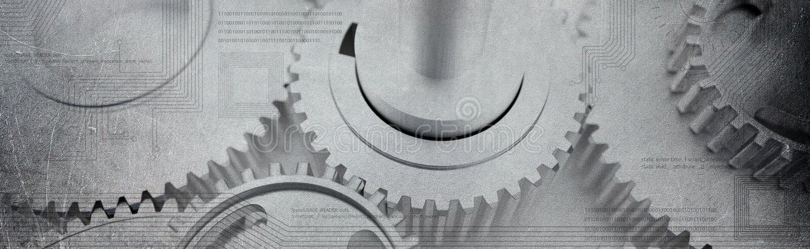 Computer Cogs Technology Banner Background Stock Photos - Free ...