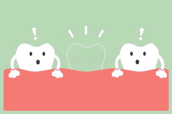 Denti rotti illustrazione vettoriale. Illustrazione di risanamento ...