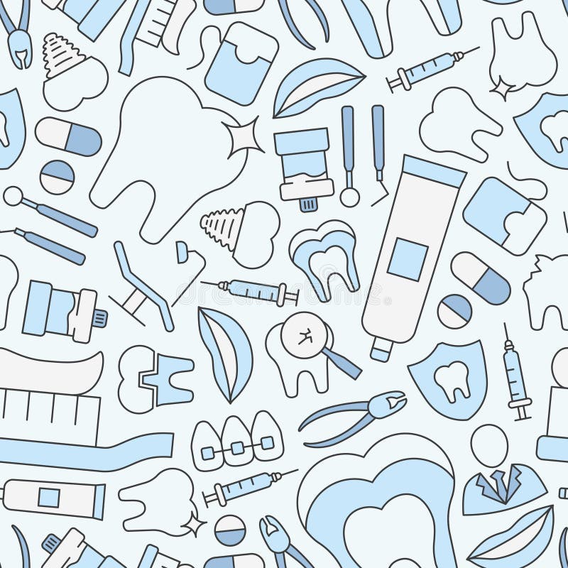 Dentist background 02-01 stock vector. Illustration of instrument ...