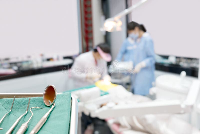 Dentist basic tools. stock image. Image of dental, mouth - 178967915