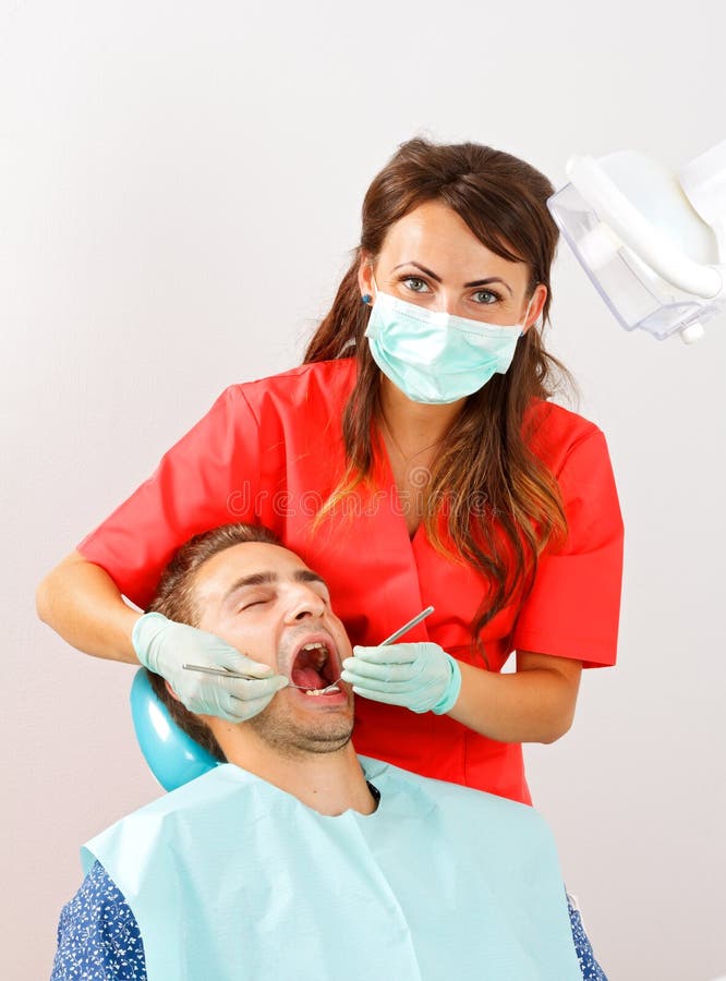 Dental examination stock image. Image of clinic, decay - 115852115