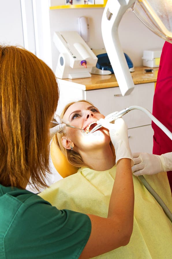 Dentist working stock photo. Image of caries, still, dentist - 27445988