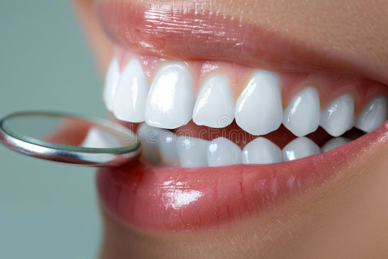 Dentist Examines Teeth in Patient S Open Mouth Stock Image - Image of ...