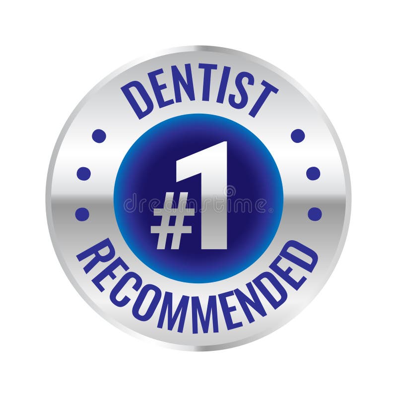 Dentist Recommended Approved Vector Icon Logo Badge Stock Vector ...