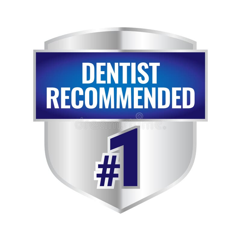 Dentist Recommended Approved Vector Icon Logo Badge Stock Vector ...