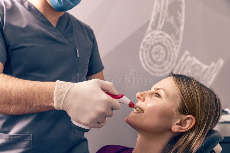 Dentist Selecting Patients Teeth Color Stock Image - Image of gloves ... Dentist Selecting Patients Teeth Color Stock Image - Image of gloves ...