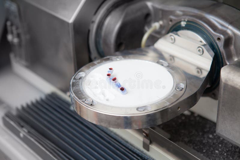 Dentist Technician Milling Machine. Apparatus for Carving of Dental ...