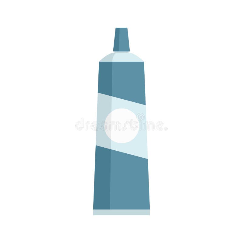 Dentist Toothpaste Icon Flat Isolated Vector Stock Illustration ...