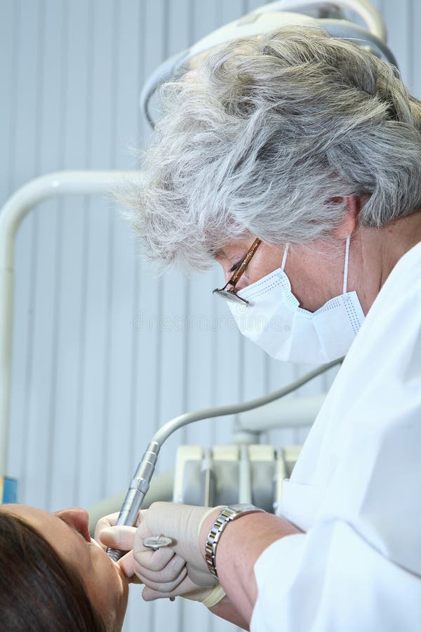 Dentist at Work in Dental Room Stock Image - Image of diagnosis, health ...