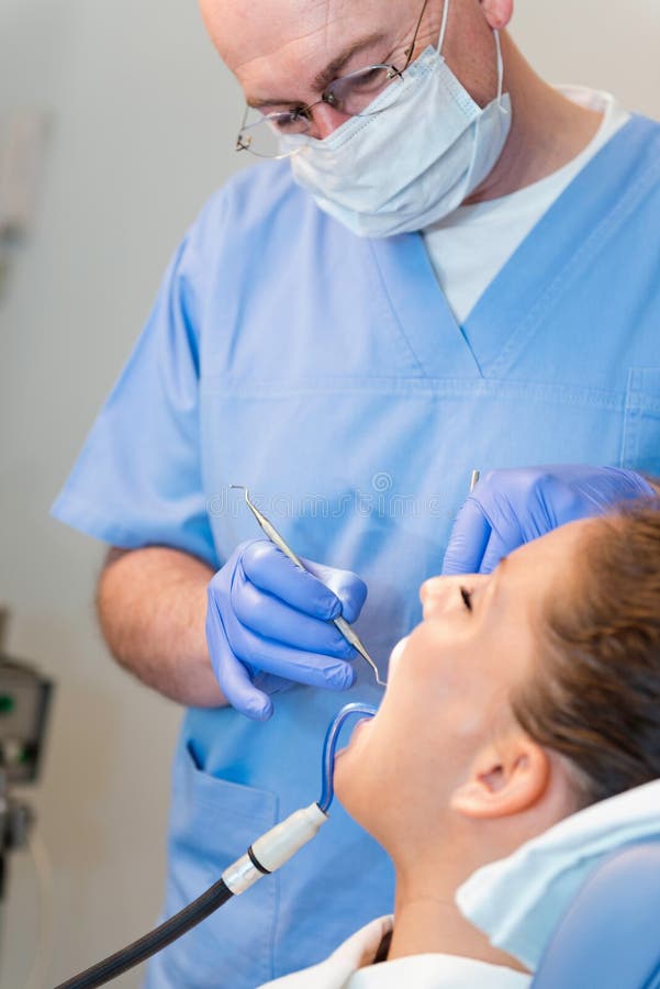Dentist at work stock image. Image of selective, healthcare - 223788105