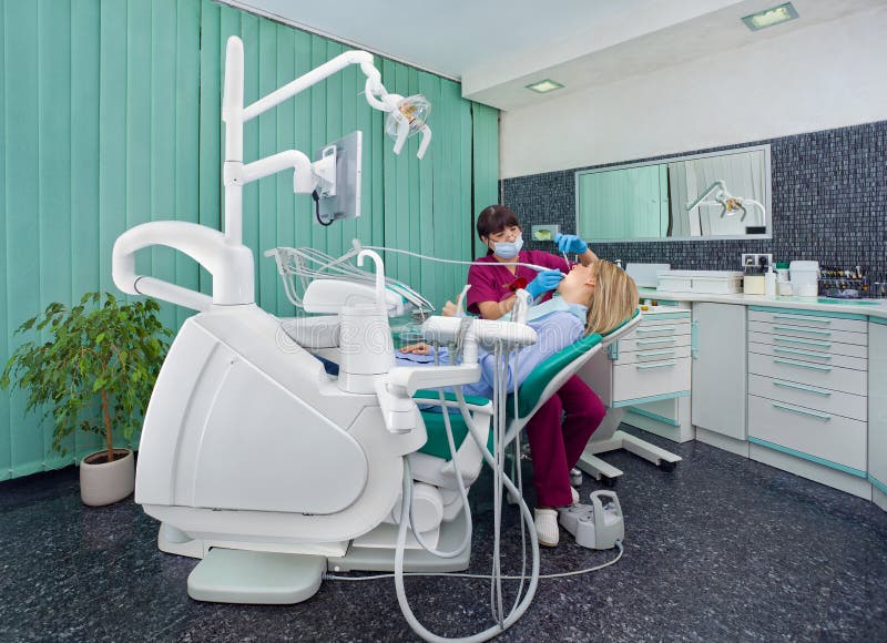 Dentist working stock photo. Image of patient, dental - 18886420
