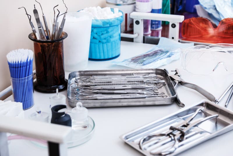 Dentist workplace stock photo. Image of cure, hospital - 57898950