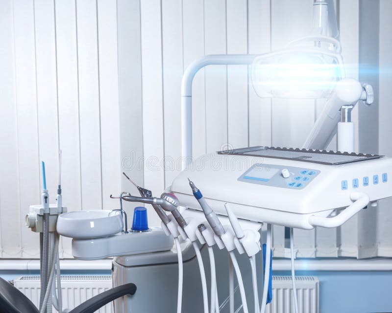 Dentist workplace stock image. Image of stainless, hygiene - 57898869