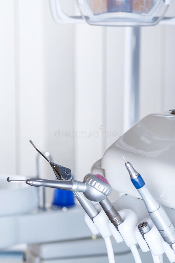 Dentist at Workplace Using Sterile Instruments Stock Image - Image of ...