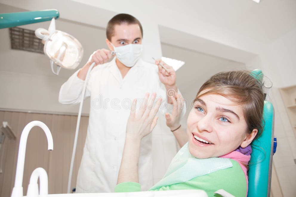 Dentist stock photo. Image of examining, human, bloody - 53392722