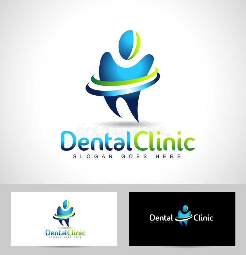 Dentiste dentaire Logo illustration de vecteur. Illustration du ...