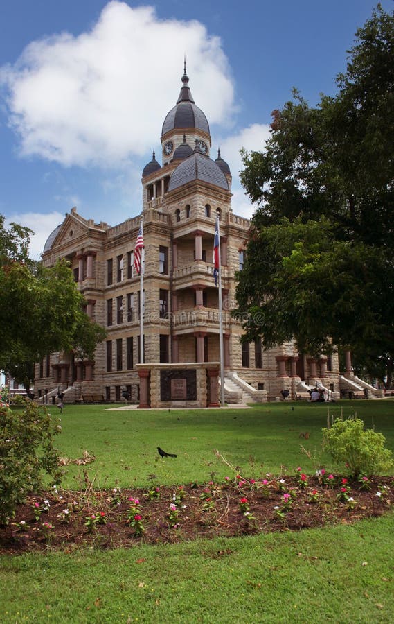 Denton County Courthouse in Downtown Denton, TX Stock Photo - Image of ...