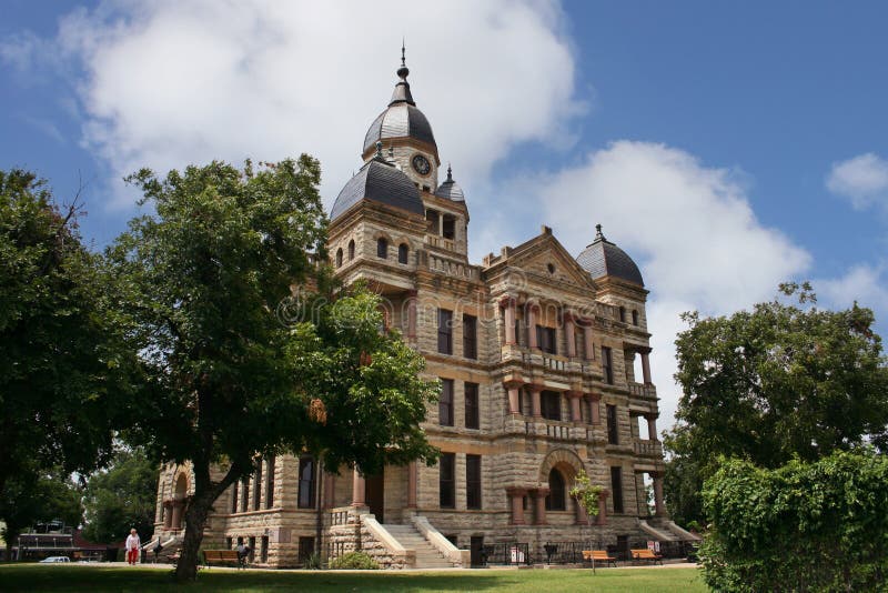 Denton County Courthouse in Downtown Denton, TX Editorial Image - Image ...