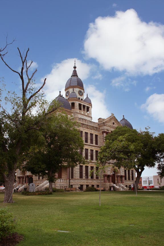 Denton County Courthouse in Downtown Denton, TX Stock Image - Image of ...