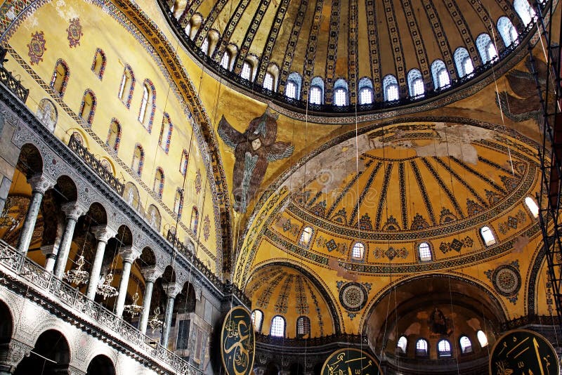 Dentro Da Basílica Do St. Sophia Foto de Stock Editorial - Imagem de ...