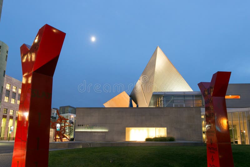 Denver Art Museum editorial image. Image of minimalist - 61090435