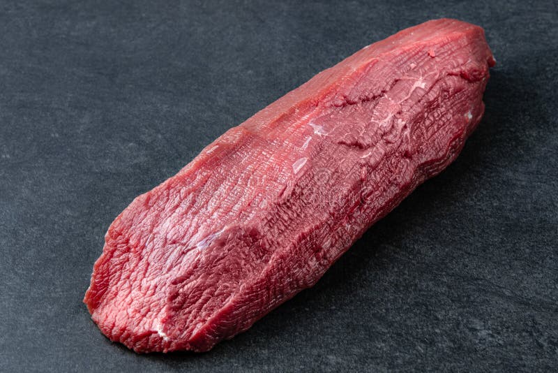 Denver Beef on a Stone Resined Cutting Board, No Decoration Stock Image ...