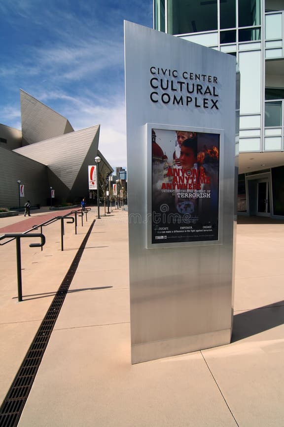 Denver Civic Center Cultural Complex Editorial Photo - Image of complex ...
