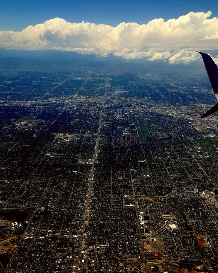 Denver colorado stock photo. Image of airplane, colorado - 74784604