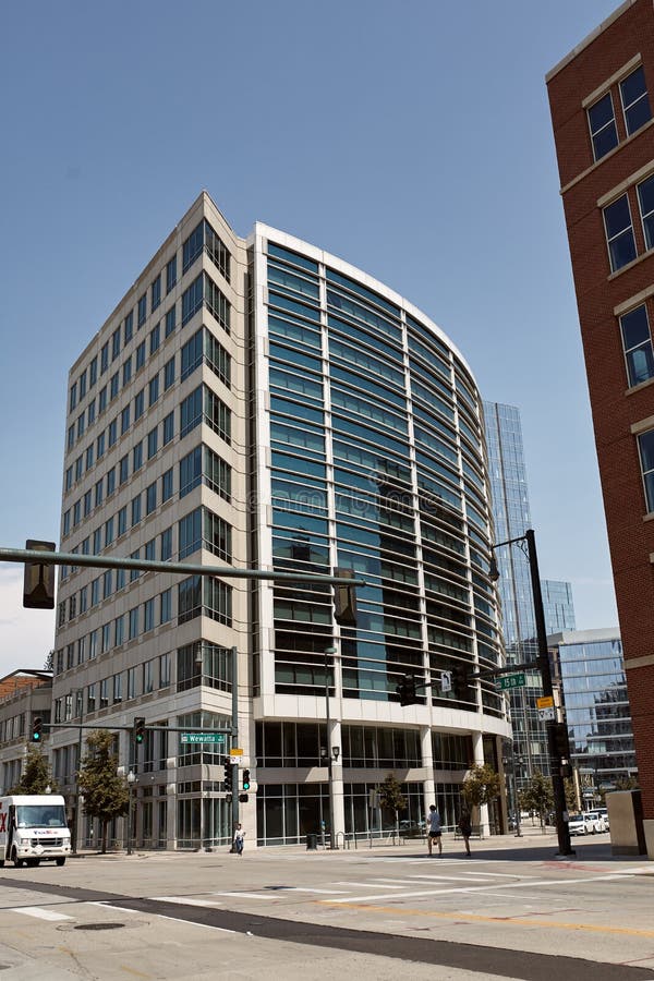 Spring in Downtown Denver editorial stock photo. Image of coronavirus ...