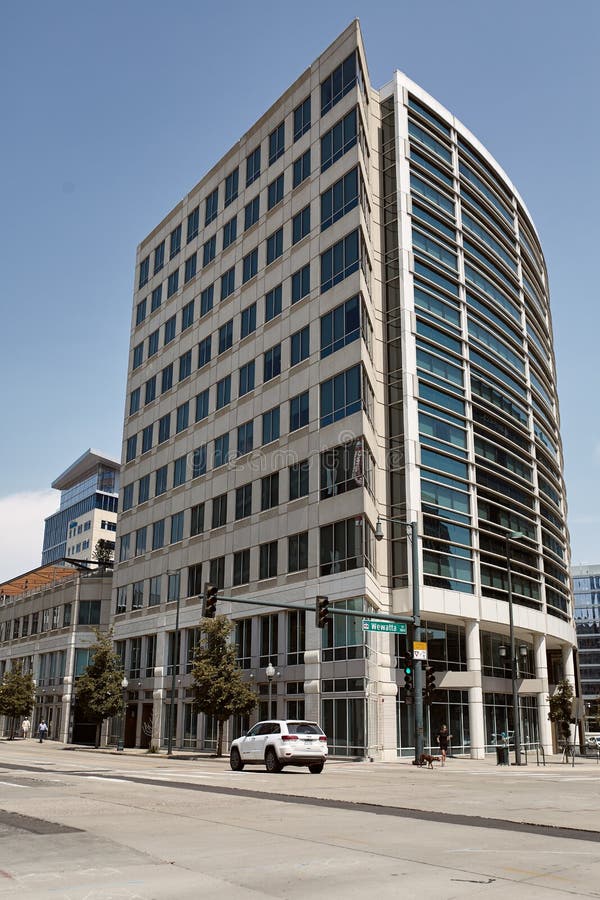 Spring in Downtown Denver editorial stock image. Image of landmark ...