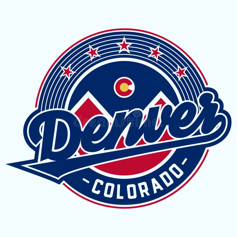 Denver Colorado-Logo Denver Colorado-Logo Vektor Und Illustration ...
