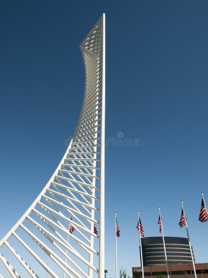 Denver Tech Center Monument Editorial Stock Image - Image of country ...