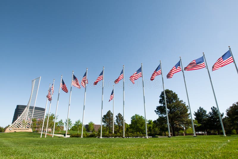 Denver Tech Center Monument Editorial Stock Image - Image of freedom ...
