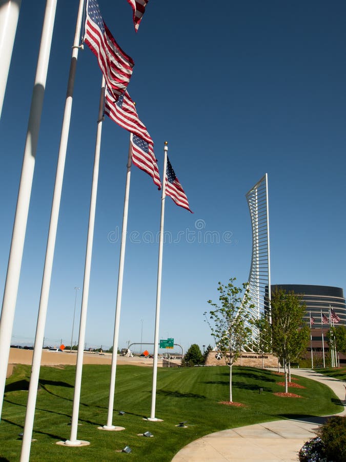 Denver Tech Center Monument Editorial Photo - Image of green, white ...